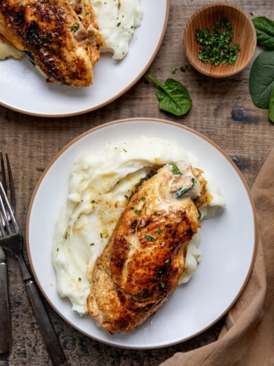 Ham and Cheese Stuffed Chicken - I Am Homesteader