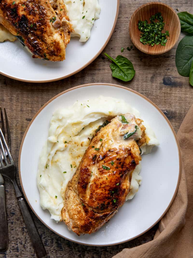 Ham and Cheese Stuffed Chicken - I Am Homesteader