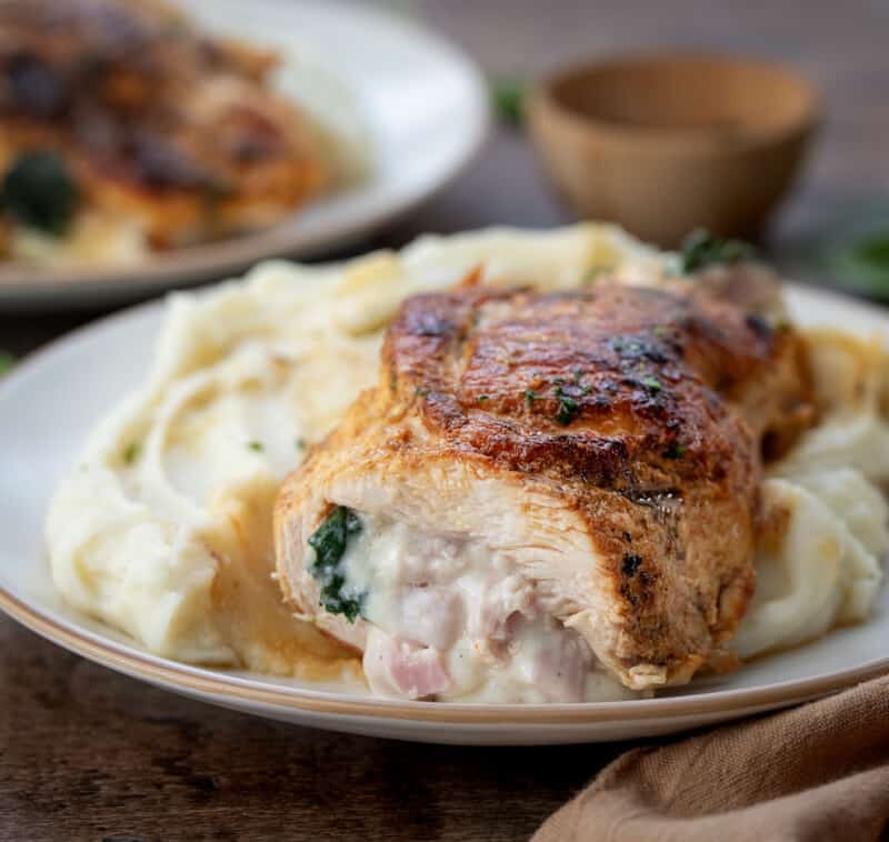 Ham and Cheese Stuffed Chicken - I Am Homesteader