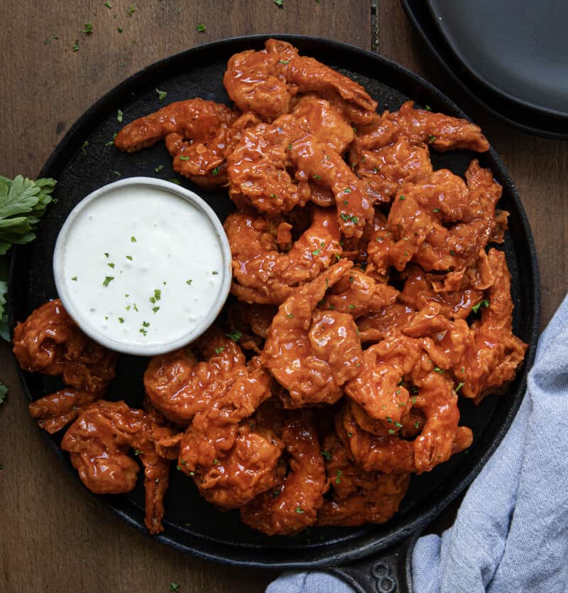 Crispy Buffalo Shrimp - I Am Homesteader