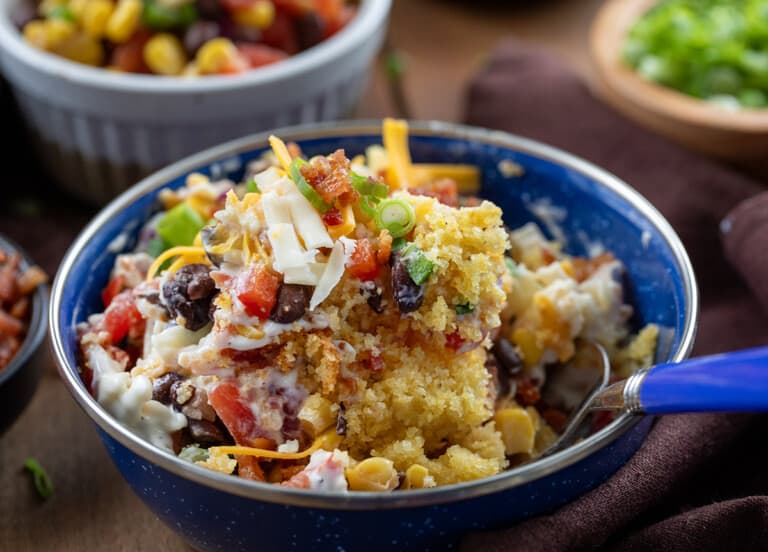 Cowboy Cornbread Trifle - I Am Homesteader