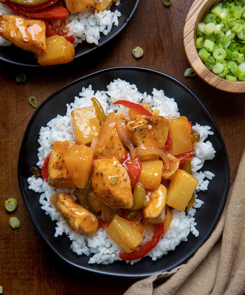 Sheet Pan Sweet and Sour Chicken - I Am Homesteader