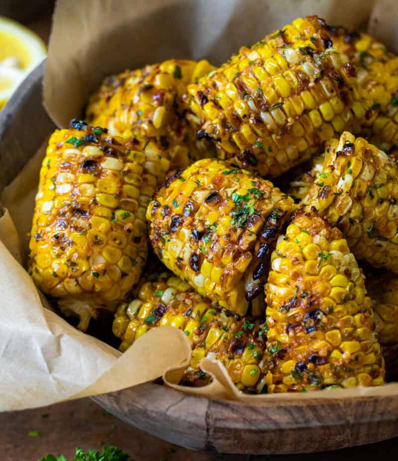 Cowboy Butter Roasted Corn - I Am Homesteader