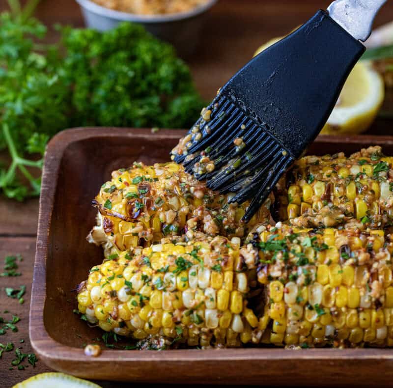 Cowboy Butter Roasted Corn - I Am Homesteader