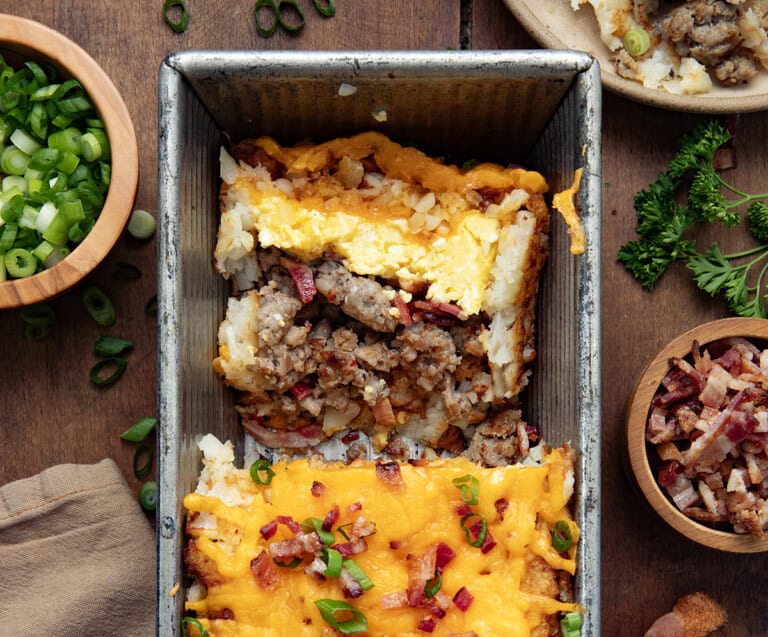 Hash Brown Breakfast Loaf - I Am Homesteader