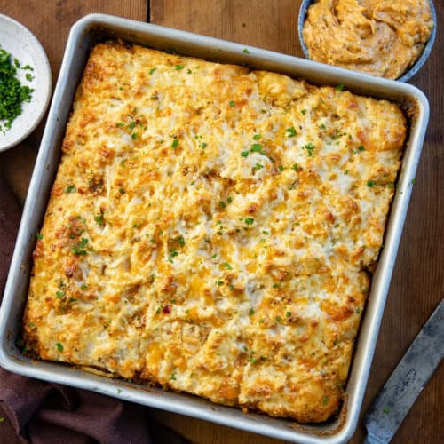 Cowboy Butter Swim Biscuits - I Am Homesteader