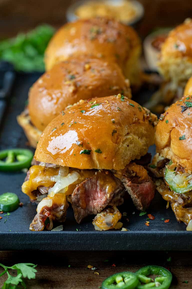 Cowboy Butter Steak Sliders - I Am Homesteader