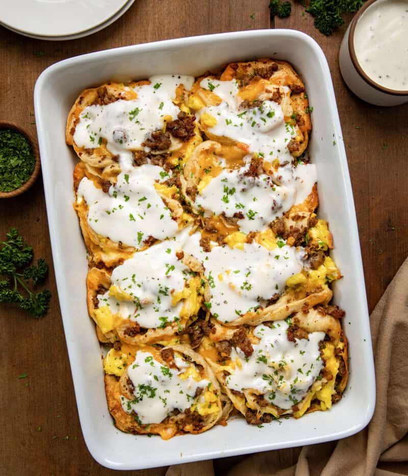 Sausage Egg and Cheese Breakfast Rolls - I Am Homesteader