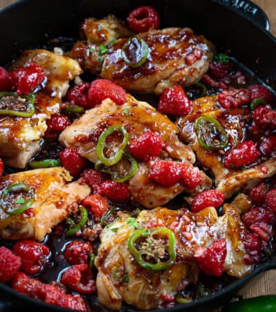 Jalapeno Raspberry Chicken - I Am Homesteader