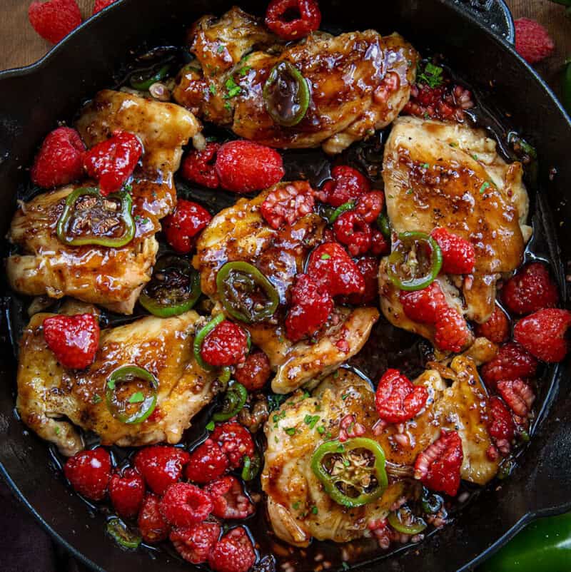 Jalapeno Raspberry Chicken - I Am Homesteader