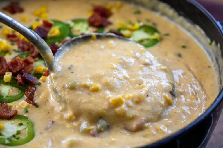 Jalapeno Popper Corn Chowder - I Am Homesteader