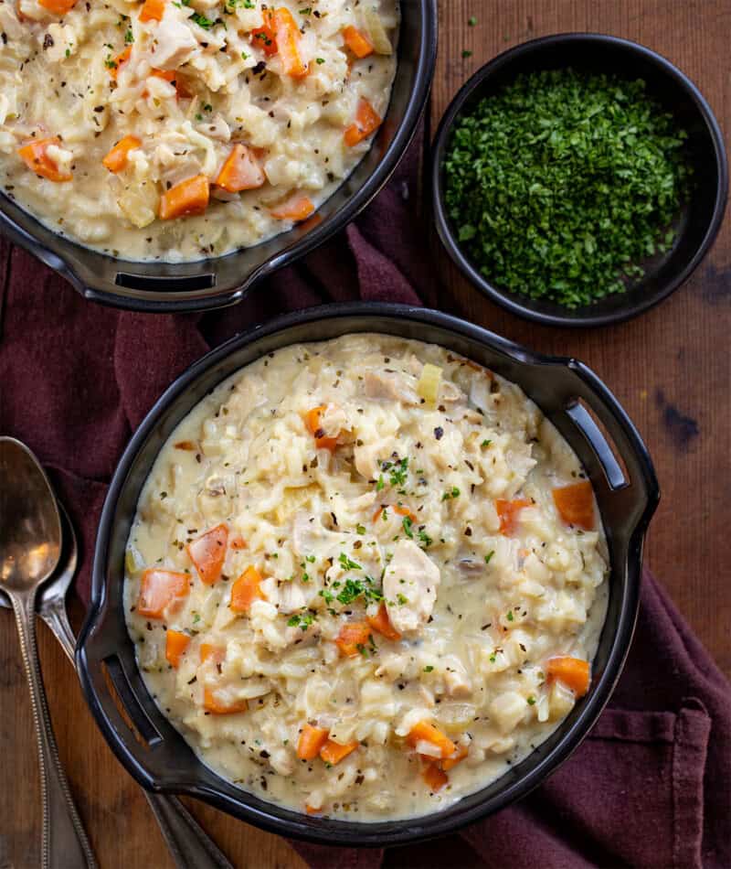 Crack Chicken and Rice Soup - I Am Homesteader