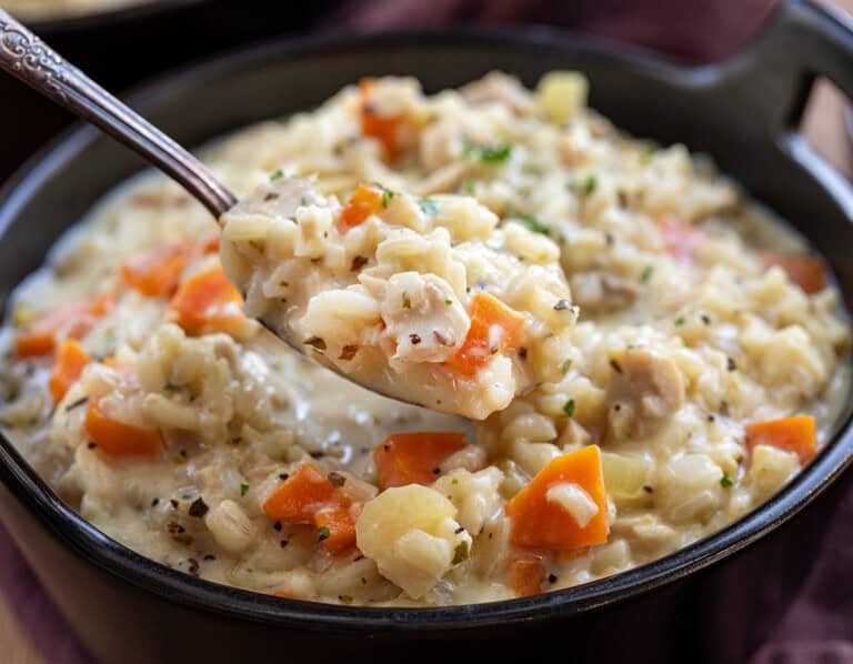 Crack Chicken and Rice Soup - I Am Homesteader
