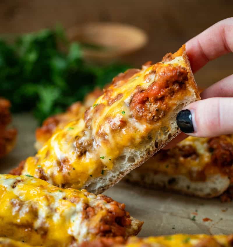 Lasagna Garlic Bread - I Am Homesteader