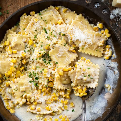 Sweet Corn Ravioli - I Am Homesteader