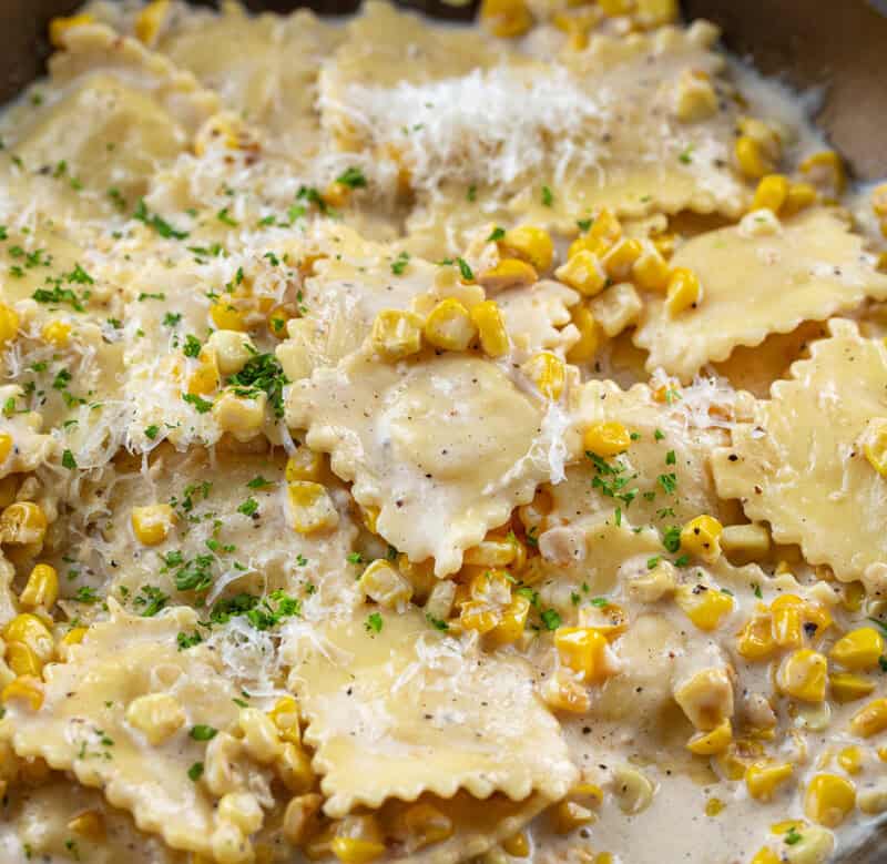 Sweet Corn Ravioli - I Am Homesteader