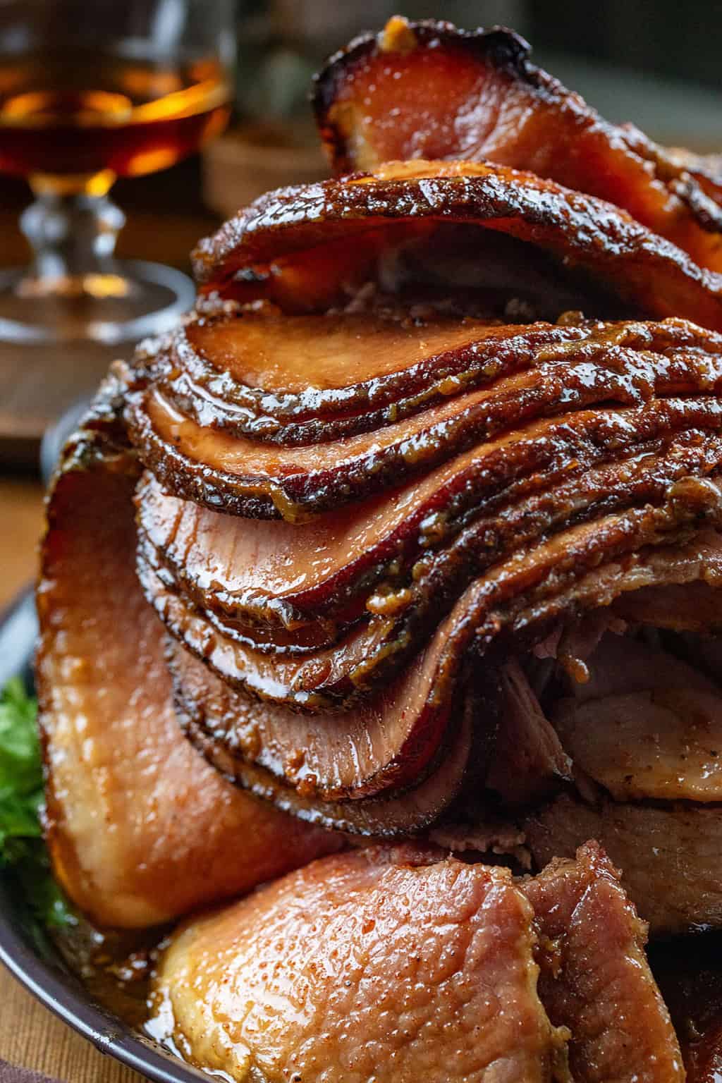 Maple Bourbon Glazed Ham - I Am Homesteader