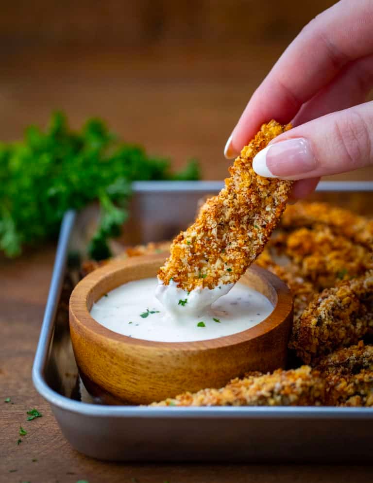 Portobello Mushroom Fries - I Am Homesteader