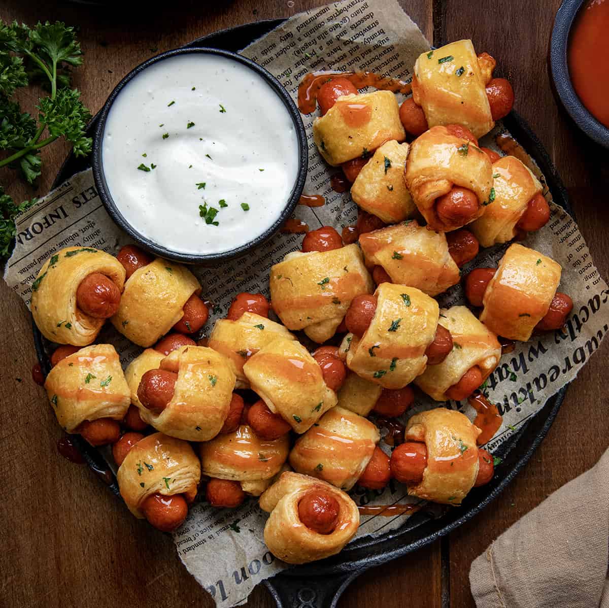Buffalo Ranch Pigs In A Blanket - I Am Homesteader