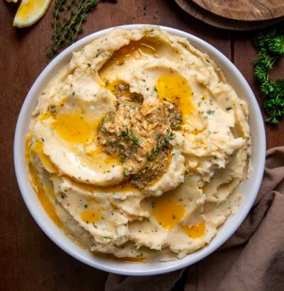 Cowboy Butter Mashed Potatoes - I Am Homesteader