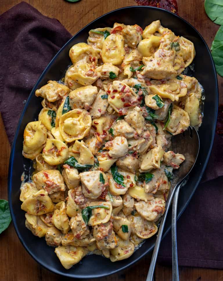 Tuscan Chicken Tortellini - I Am Homesteader