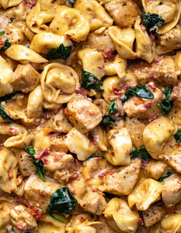 Tuscan Chicken Tortellini - I Am Homesteader