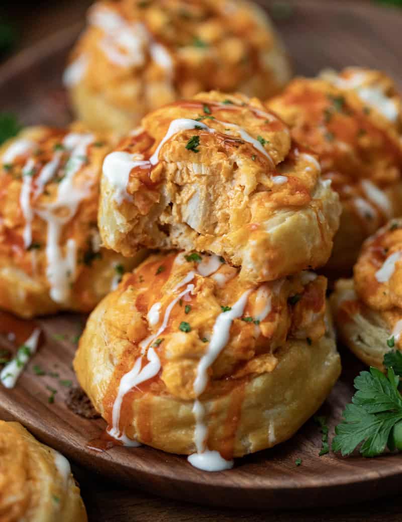 Buffalo Chicken Roll Ups - I Am Homesteader