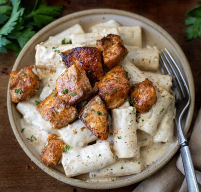 Cajun Salmon Rigatoni - I Am Homesteader