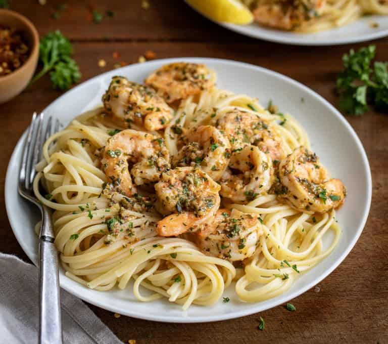 Cowboy Butter Shrimp Scampi - I Am Homesteader