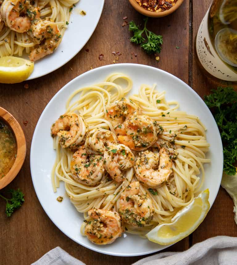 Cowboy Butter Shrimp Scampi - I Am Homesteader