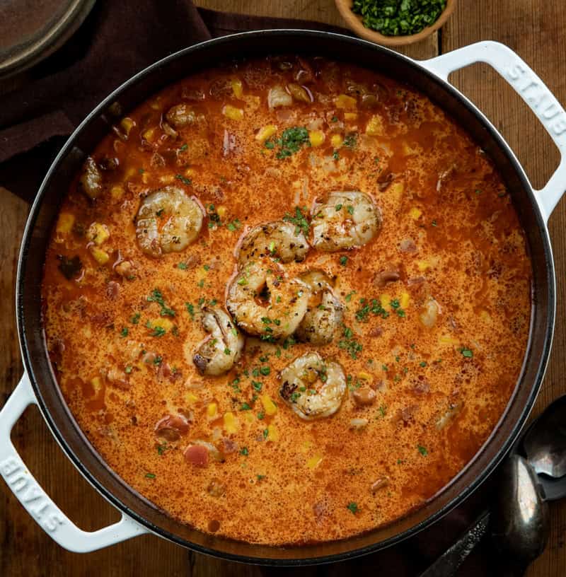 Chipotle Shrimp Soup - I Am Homesteader