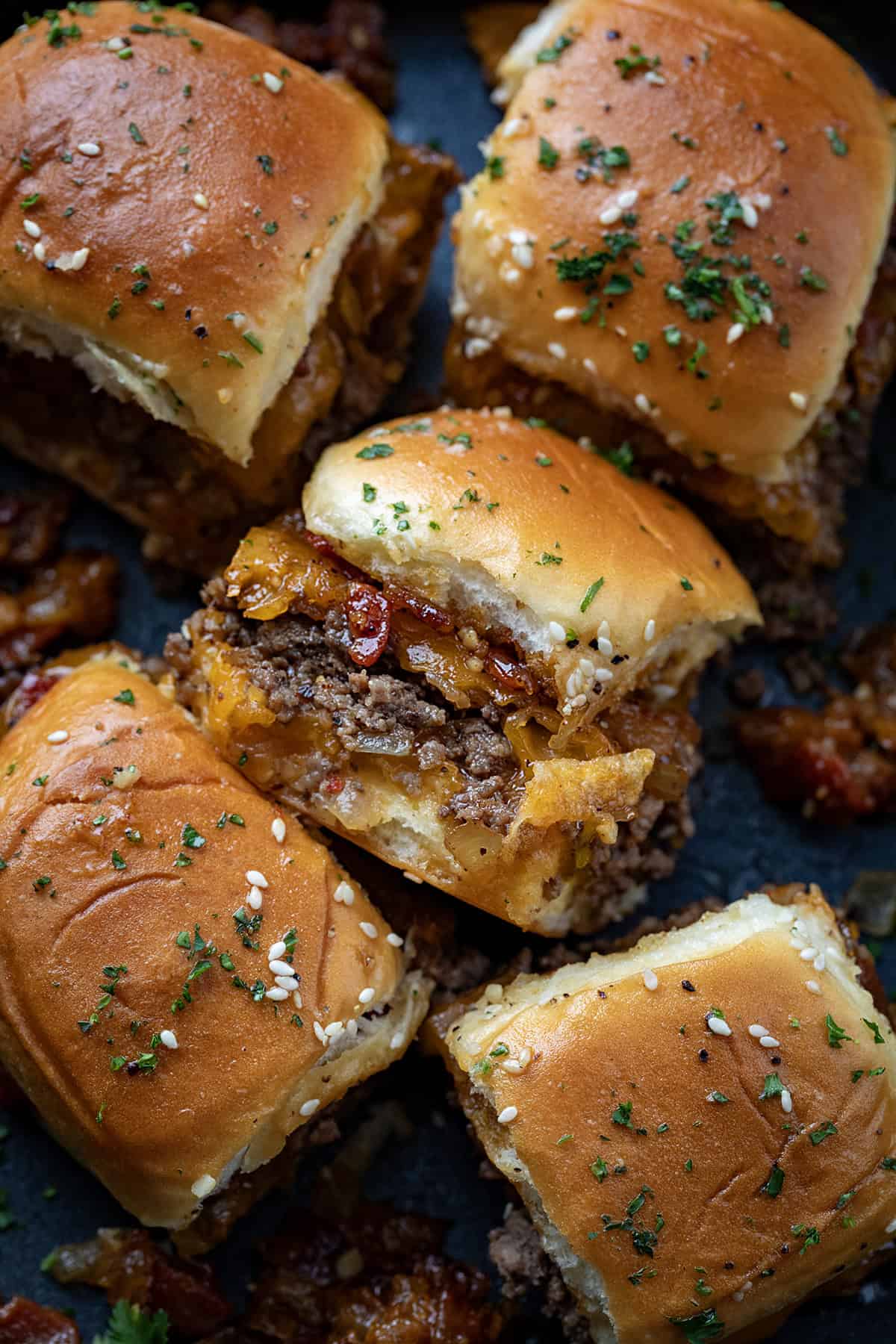 Bacon Jam Cheeseburger Sliders - I Am Homesteader